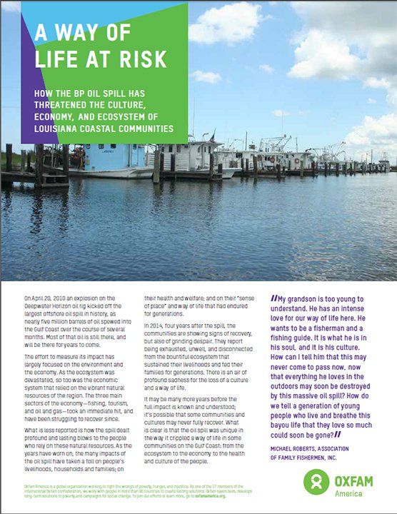 A Way of Life at Risk | Oxfam