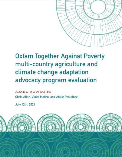 Oxfam Together Against Poverty Multi-Country Agriculture and Climate ...