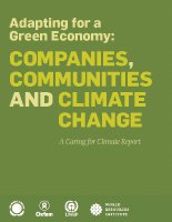 Adapting for a Green Economy: Companies, Communities and Climate Change ...