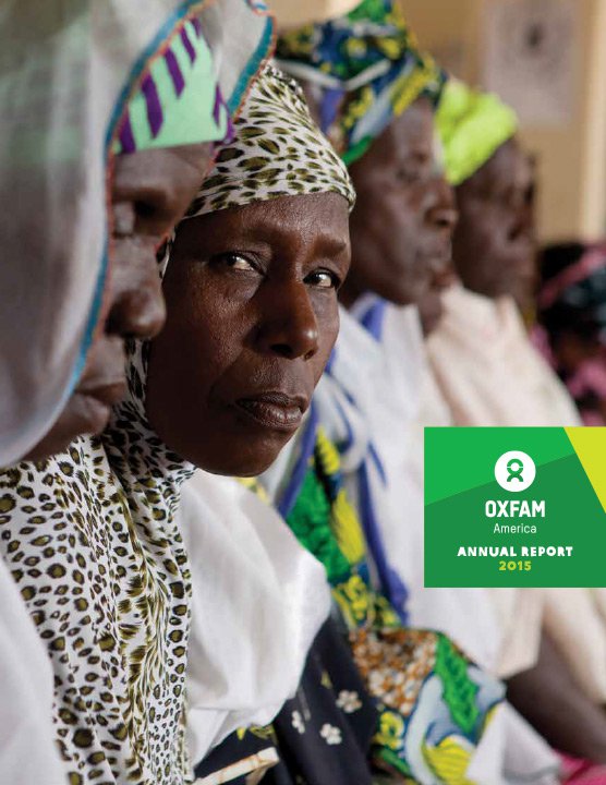 Annual Report 2015 | Oxfam