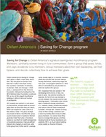 Oxfam America's Saving for Change program in West Africa | Oxfam