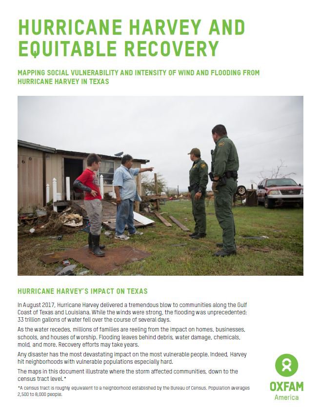 Hurricane Harvey and equitable recovery | Oxfam