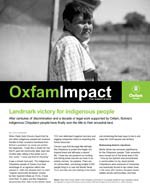 Oxfam Impact January 2008 | Oxfam